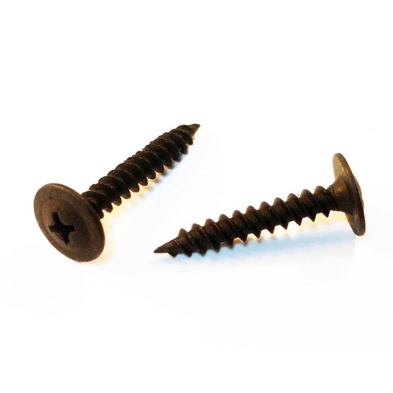 Metal Screws - Phillips Modified Truss Head #8 x 1" Black Self Piercing ...